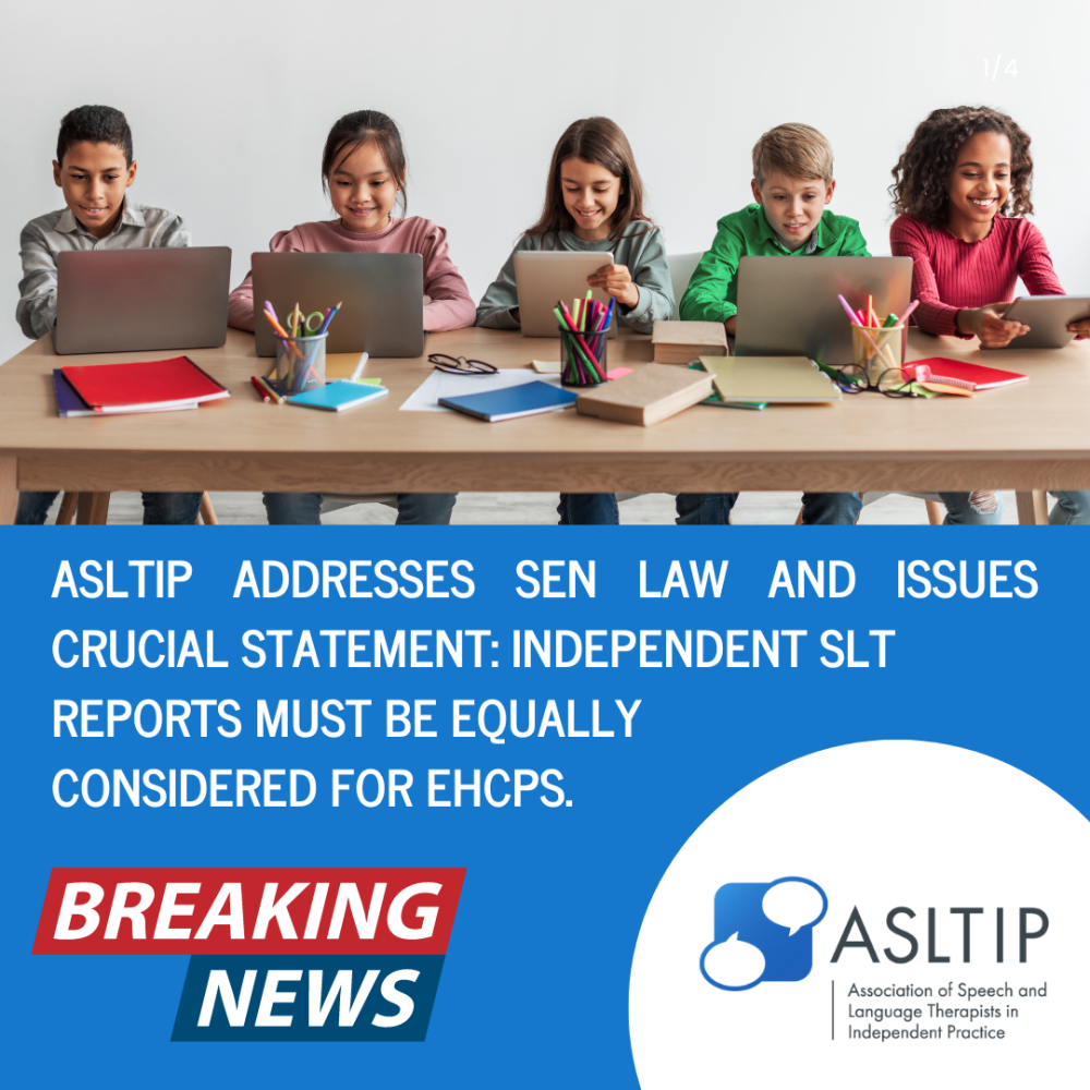 Independent Speech and Language Therapists | ASLTIP